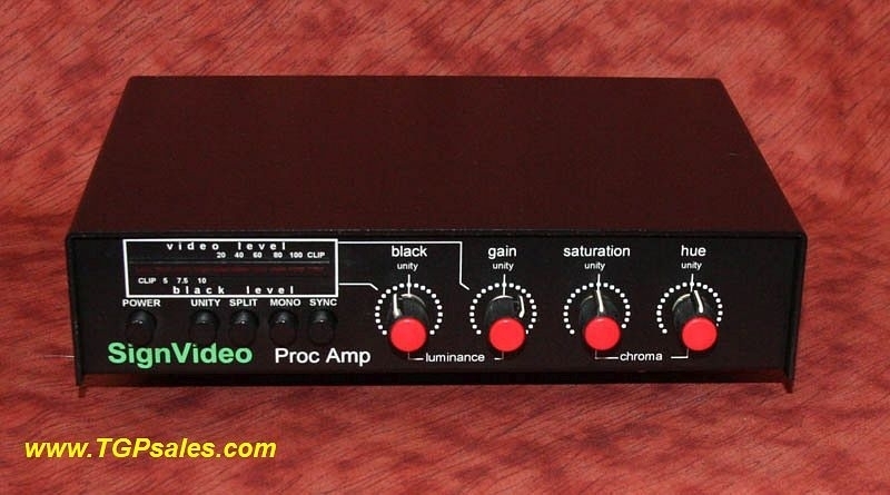SignVideo (a.k.a. Studio 1 Productions) Video Processor - Proc Amp ...