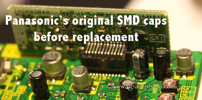 About Replacement SMD caps | TGrant Photo LLC